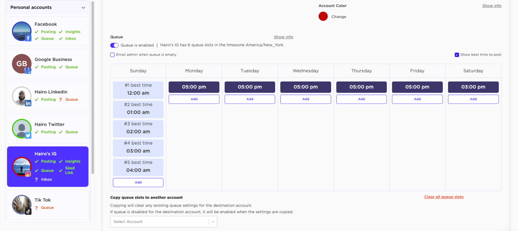 Using the Queue | Sked Social Help Center